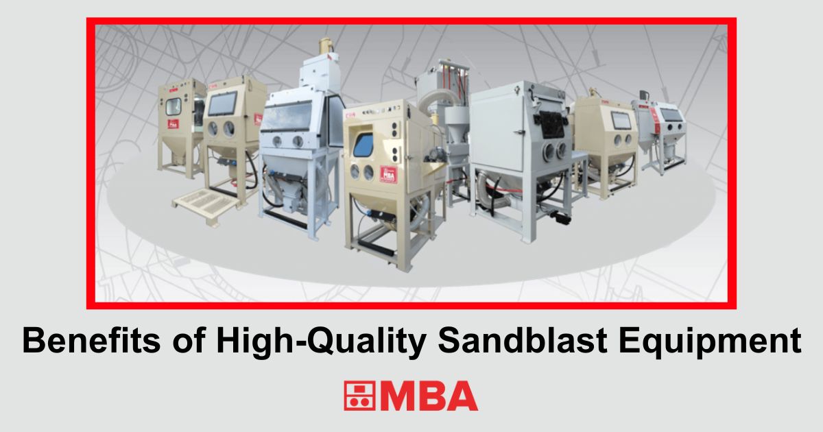 Sandblasting Machine Parts with Media Blast® Cabinets - MBA Blog